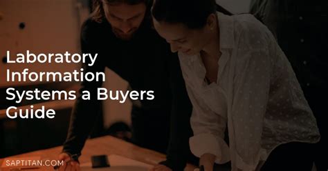 Laboratory Information Systems A Buyers Guide Sap Titan