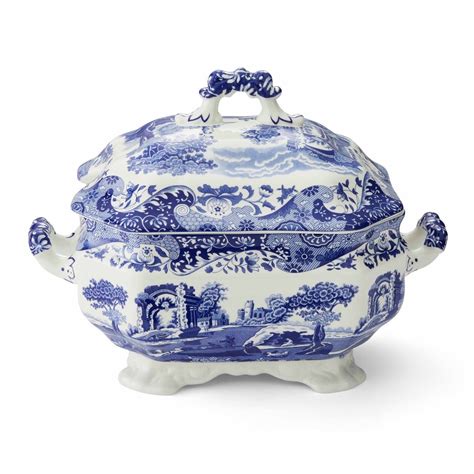 Spode Blue Soup Tureen Spode