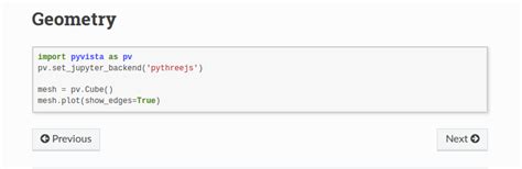 Not Showing Interactive Widgets On Readthedocs Built Webpage · Pyvista