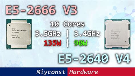 🇬🇧 E5-2640 V4 versus E5-2666 V3 in games and productivity tasks - YouTube