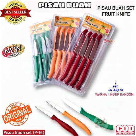 Jual Bisa Cod Promo Pisau Buah Set Pisau Sayur Pisau Mini Kecil