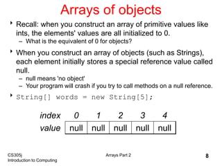 Topic20Arrays Part2 Ppt