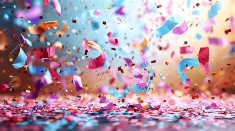 Premium Photo Animated Confetti Png Multicolor Confetti Explosion