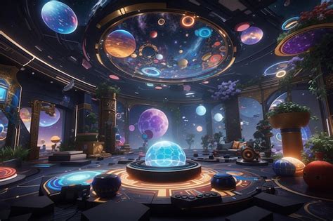 Premium Ai Image Exploring Boundless Dimensions