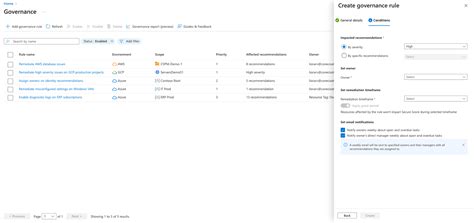 권장 사항 거버넌스를 사용하여 보안 문제를 해결하기 위해 organization 유도 microsoft defender