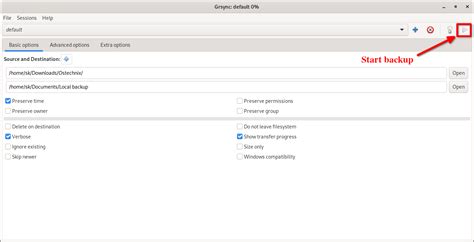 Grsync A Best Graphical Frontend For Rsync Rsync Gui Ostechnix