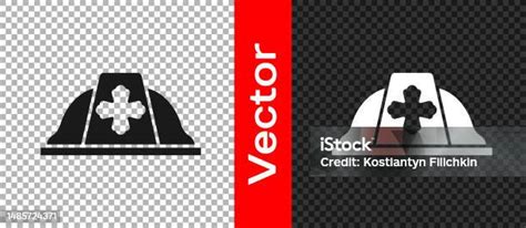 투명한 배경에 고립된 블랙 소방관 헬멧 이나 소방관 모자 아이콘 벡터 걸이 장비에 대한 스톡 벡터 아트 및 기타 이미지 걸이 장비 검은색 고풍스런 Istock