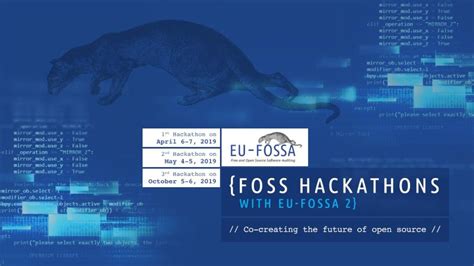 Co Creating The Future Of Open Source With Eu Fossa 2 Hackathons