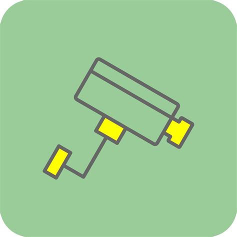 Cctv Filled Yellow Icon 42738186 Vector Art At Vecteezy