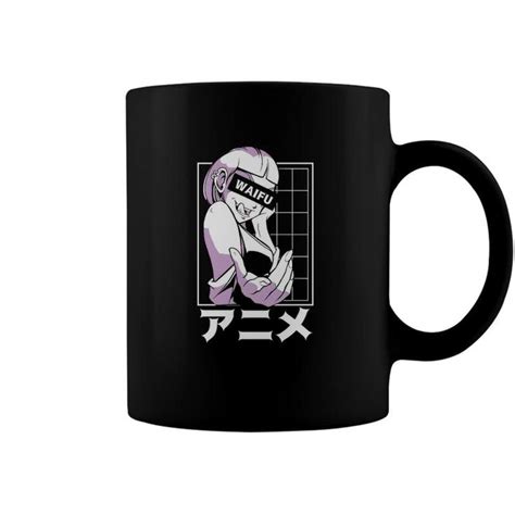 Waifu Hot Anime Girl Illustration Image Japanese Women Coffee Mug Mazezy
