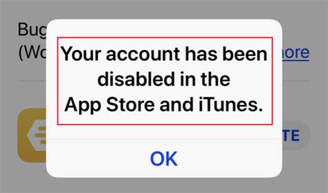 Account Has Been Disabled In The App Store And Itunes Fixed