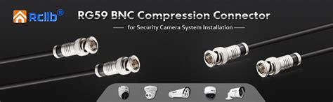 Amazon Com BNC Compression Connector RG Crimper Video Plug Extension Coaxial Siamese Cable