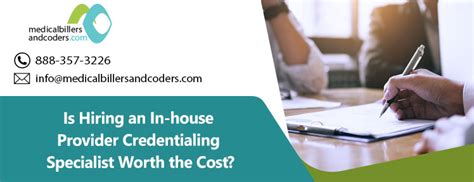 Is Hiring An In House Provider Credentialing Specialist Worth Cost