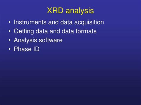 Ppt Xrd Analysis Powerpoint Presentation Id402046