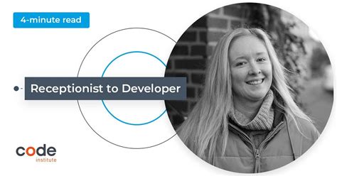 Code Institute On Linkedin From Receptionist To Full Stack Developer