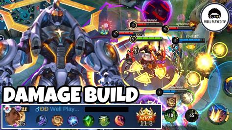 YOU CAN KILL HARD TANKS ON THIS BUILD Gatotkaca Damage Build YouTube