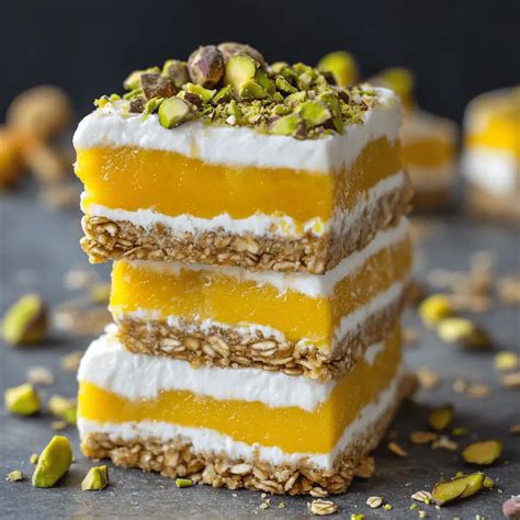 Frozen Mango Lassi Parfait Bars Tasty Chow