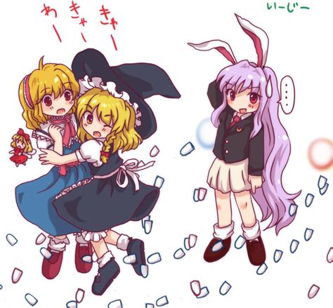 Safebooru 3girls Alice Margatroid Animal Ears Black Footwear