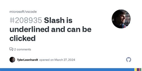 Slash Is Underlined And Can Be Clicked · Issue 208935 · Microsoft