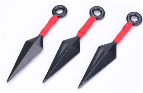 Пластиковый набор из 3 штук Кунай из аниме кунай ниндзя оружие ниндзя купить с доставкой