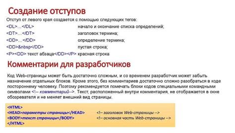 Html как сделать отступ текста от края примеры и рекомендации