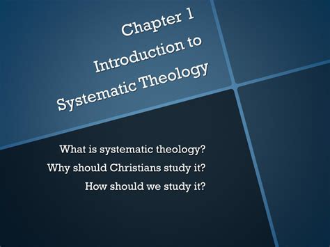 Ppt Systematic Theology Powerpoint Presentation Free Download Id 3703273
