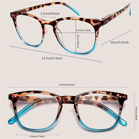 Womens Sexy Leopard Print Anti Blue Light Gradient Reading Glasses