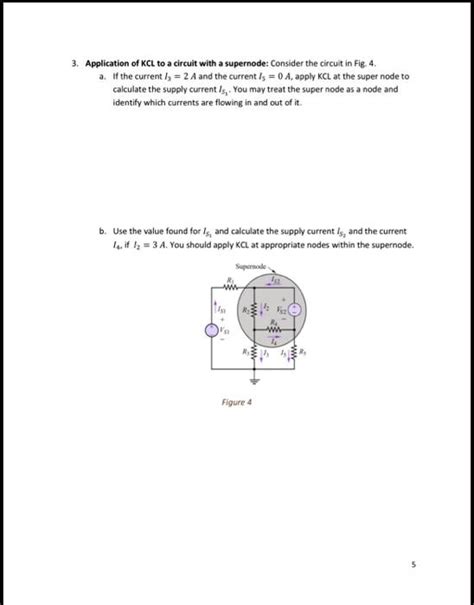 3 application of kcl to a circuit with a supernode consider the