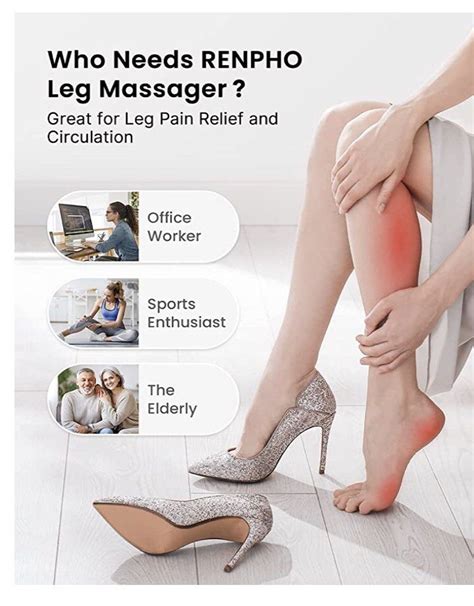 Renpho Air Compression For Circulation Health And Nutrition Massage
