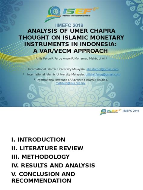 Class A Sesi 2 Presenter 4 Analysis Of Umer Chapra Pdf Pdf