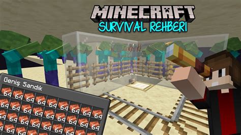 En Kolay BAKIR FARMI Nasıl Yapılır Minecraft Survival Rehberi B29