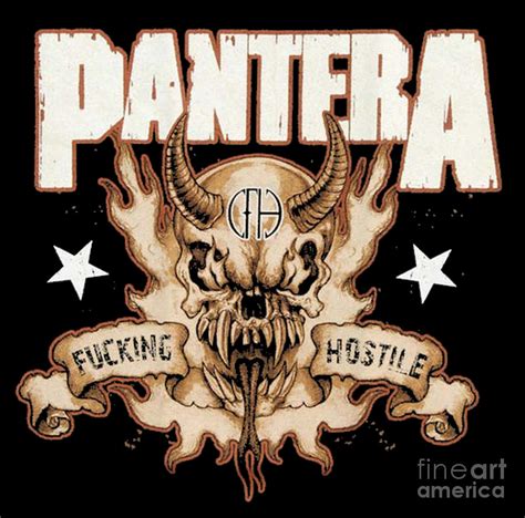 Pantera Fucking Hostile Digital Art By Loyal Greenfelder Fine Art America