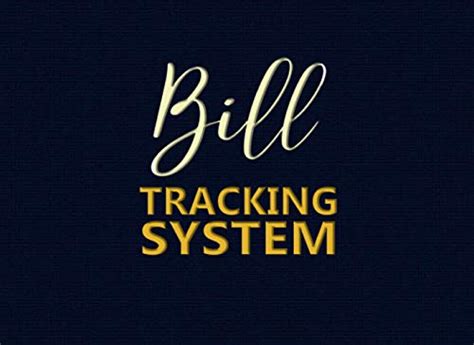 Bill Tracking System Monthly Bill Payment Notebook Organizer And