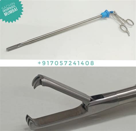 Stainless Steel Reusable Laparoscopic Gallbladder Extractor 10mm