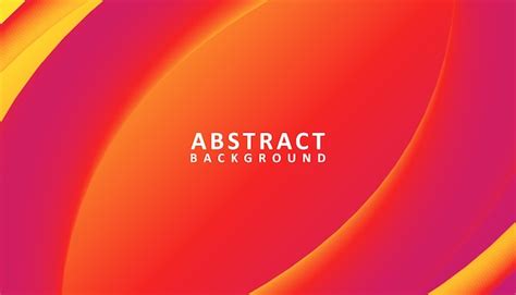 Premium Vector Abstract Red And Yellow Background Design