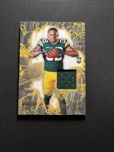 Marshawn Lloyd 2024 Absolute Base Rookie Card Patch Mem Rc Packers