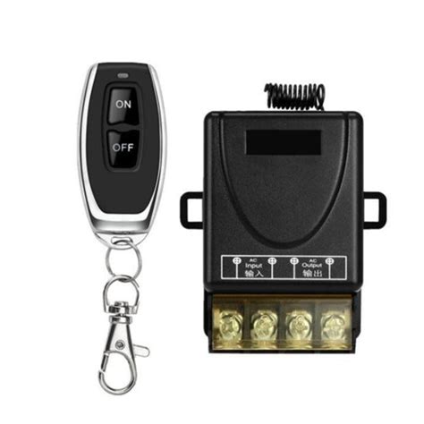 433mhz 220v Water Pump Remote Control Switch 1ch 30a Receiver Module On Off Wireless Rf