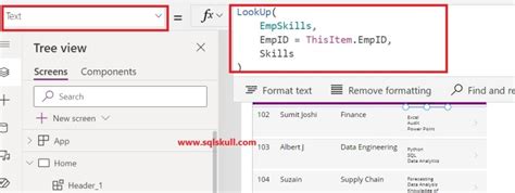 lookup function in power apps sql bi tutorials
