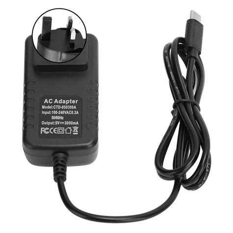 Power Supply For Raspberry Pi 4b 5v 3a Power Adapter Typec Charger