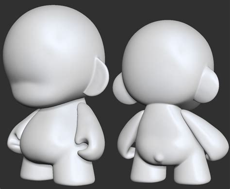 🧸 Munny Toy Articulated 3 Head Options・ Stl File For ・cults