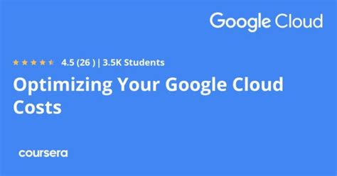 Optimizing Your Google Cloud Costs Coursya