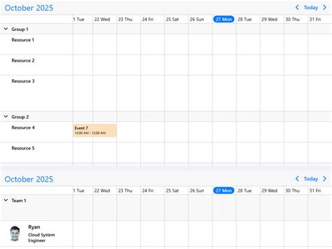 Jquery Timeline Controlling The Row Height Example Mobiscroll