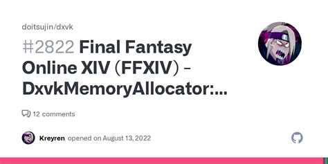 Final Fantasy Online Xiv Ffxiv Dxvkmemoryallocator Mapping Memory
