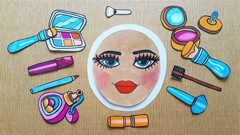 🌾paperdiy🌾 Tutorial Makeup 💋 Roblox Asmr Paper Cosmetics💄 Paper Doll
