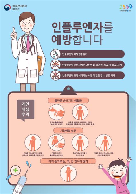 독감환자 급증 예방접종·개인위생준수 필수