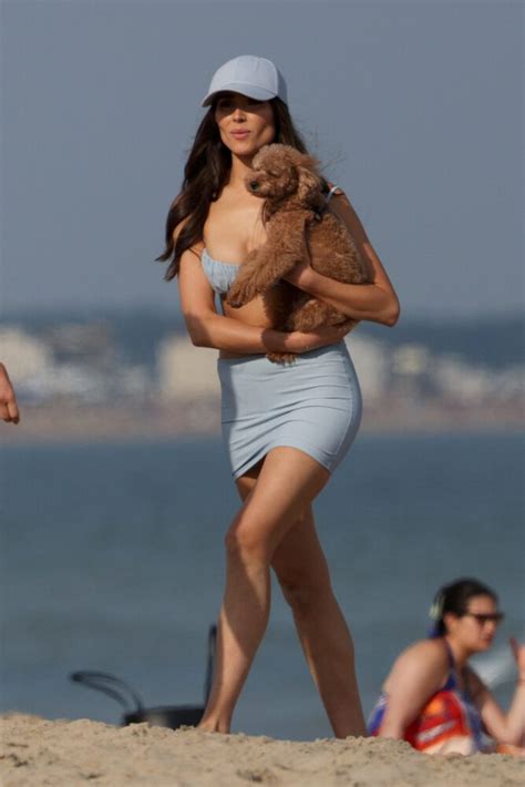 Olivia Culpo Sizzles At Rhode Island Beach In Bikini And Mini Skirt