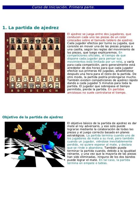 1 curso de iniciación Ajedrez Cursillo Tableros de ajedrez