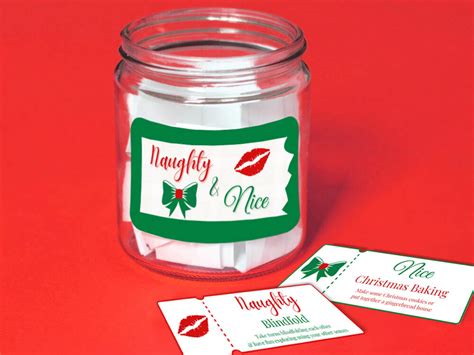 Couples Advent Calendar Printable Naughty Nice Advent Calendar