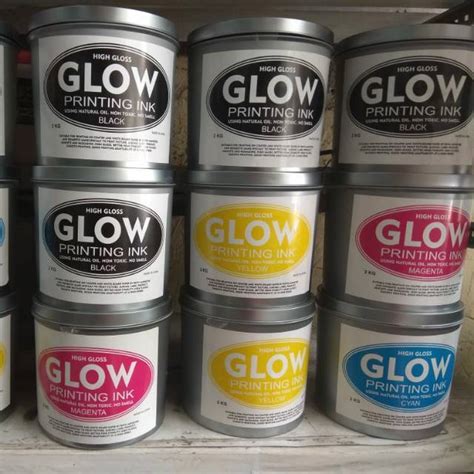 Jual Tinta Offset Printing Glow Ukuran 2kg Black Shopee Indonesia