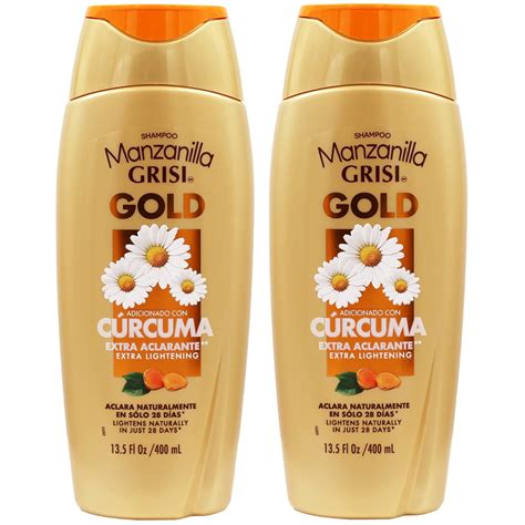 Manzanilla Grisi Gold Extra Lightening Champú limpiador y aclarador
